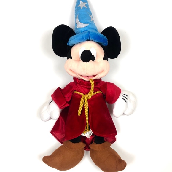 Disney | Toys | Disney World Mickey Mouse Magical Wizard Plush | Poshmark